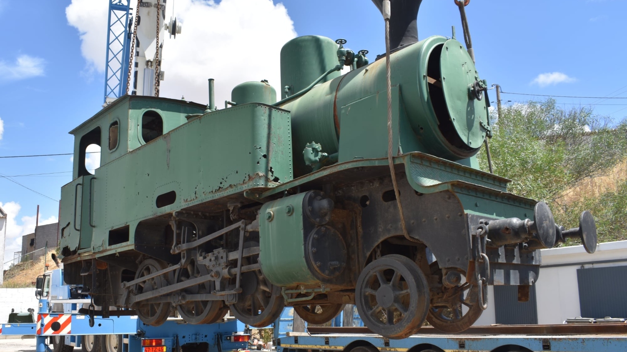 Aljustrel restaura antiga locomotiva mineira - Correio Alentejo